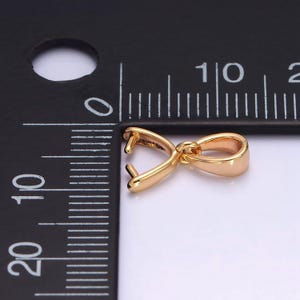 16k Gold Filled Bail Loop for Pendant Jewelry Kit Supplies for Diy ...