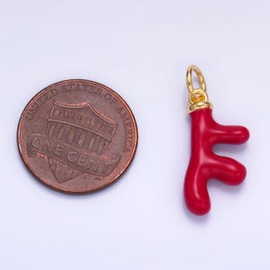 Red Coral Charms, 24k Gold Filled Coral Charm White Coral Pendant ...