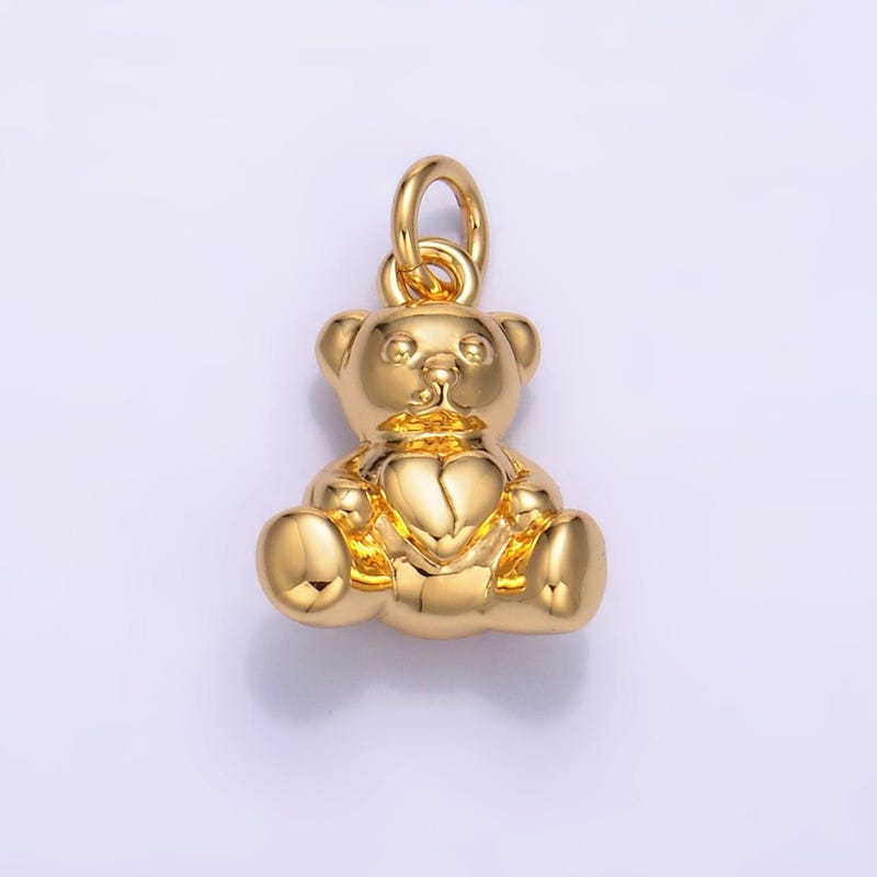 Gold Bear Purse Charm - Etsy