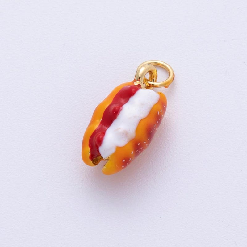 Hot Dog Pendant - Etsy