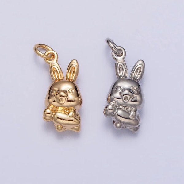 Rabbit Charm - Etsy
