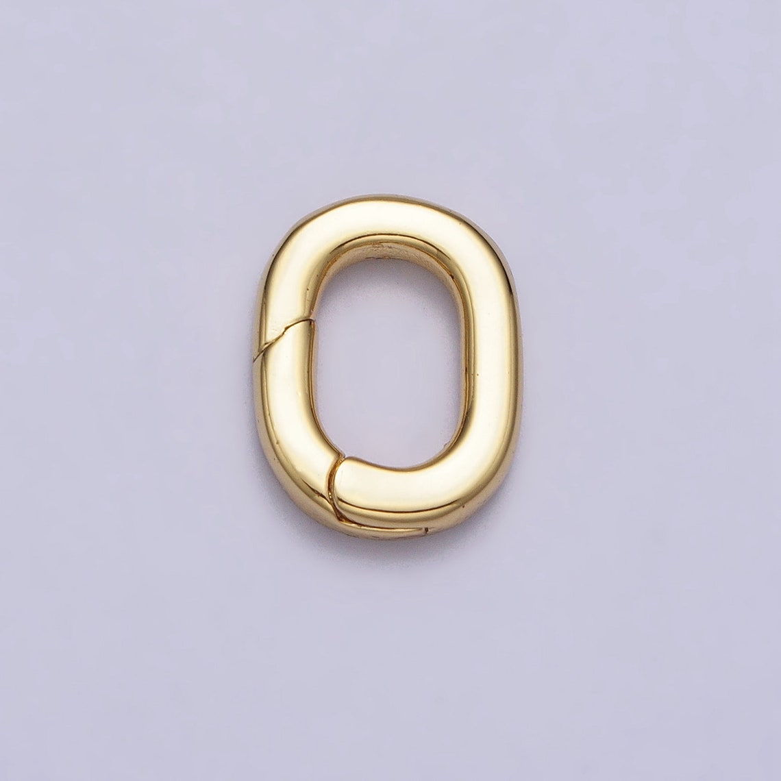 Tiny Gold Spring Gate Ring Push Gate Ring Mini Oval Ring - Etsy