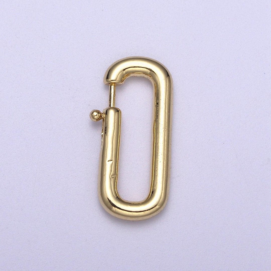 Spring Gate Clasp Brass ,gate Clasp, Pull Clasp, Spring Gate Oval ...