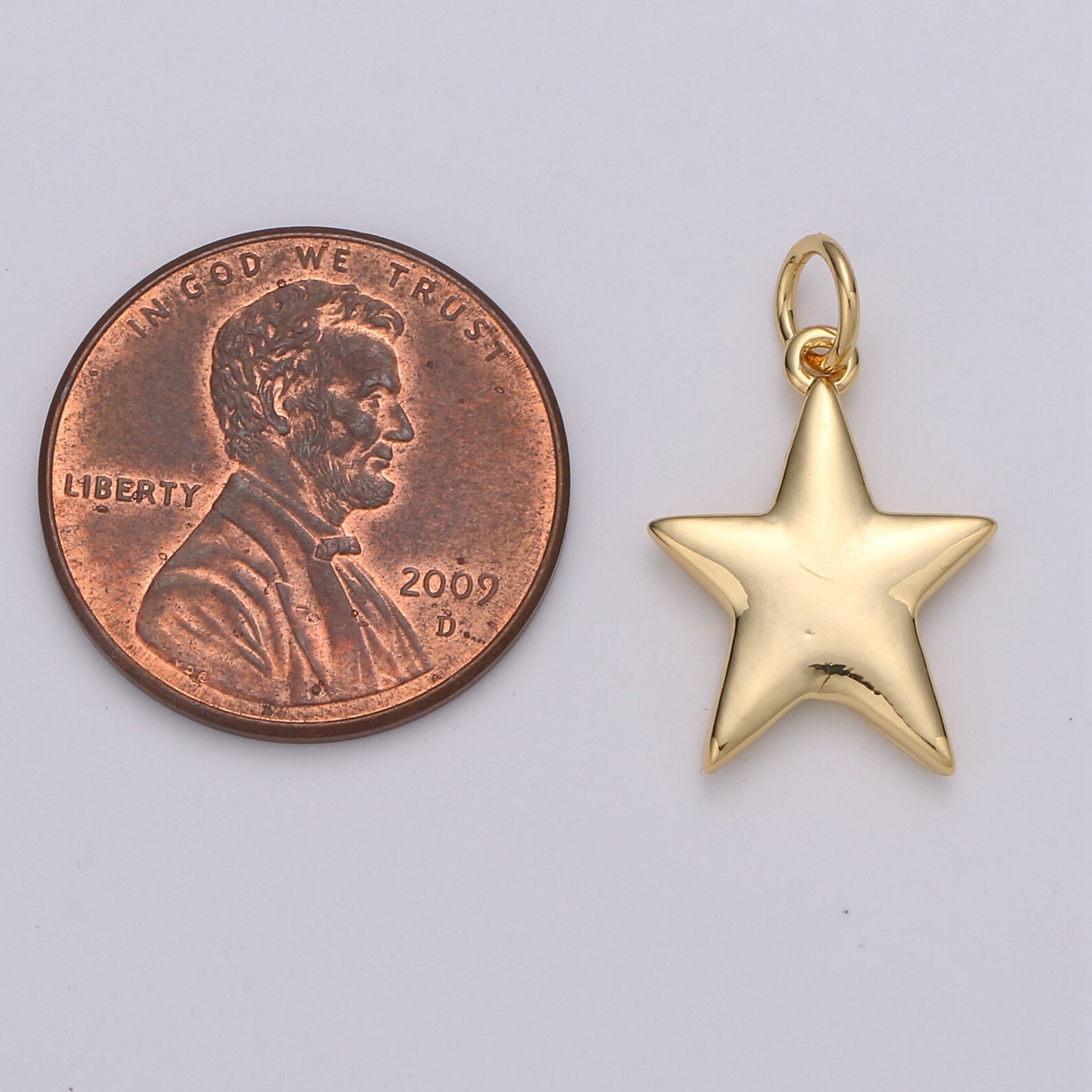 Gold Mini Star Charms Double Sided Charm for Necklace Earring - Etsy