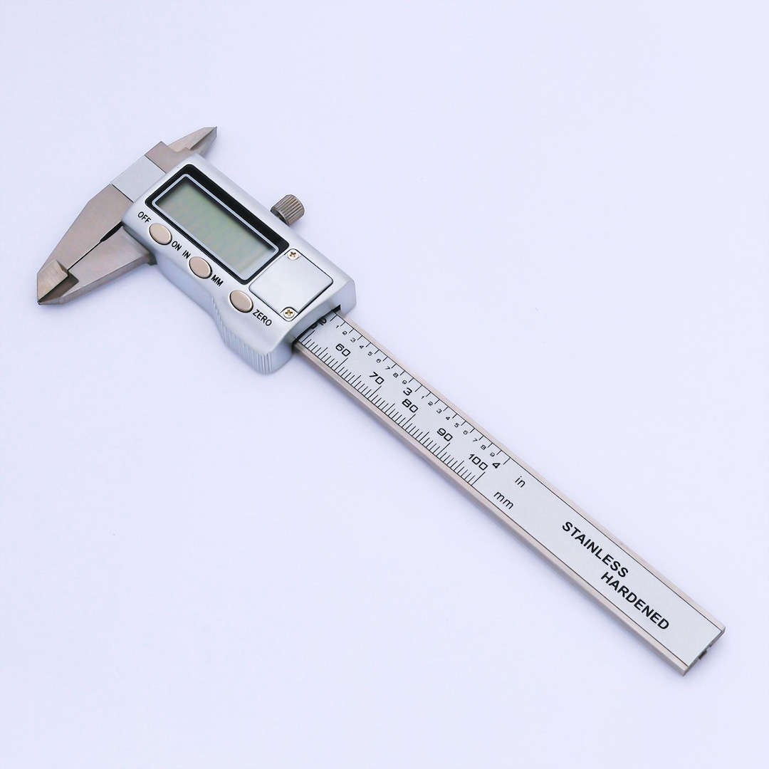 Digital Caliper Measuring Tool Stainless Stee LCD Electronic Vernier ...