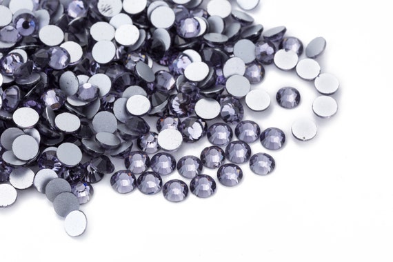 140 Pcs Crystal Dark Purple Rhinestone Lavender Flat Back - Etsy