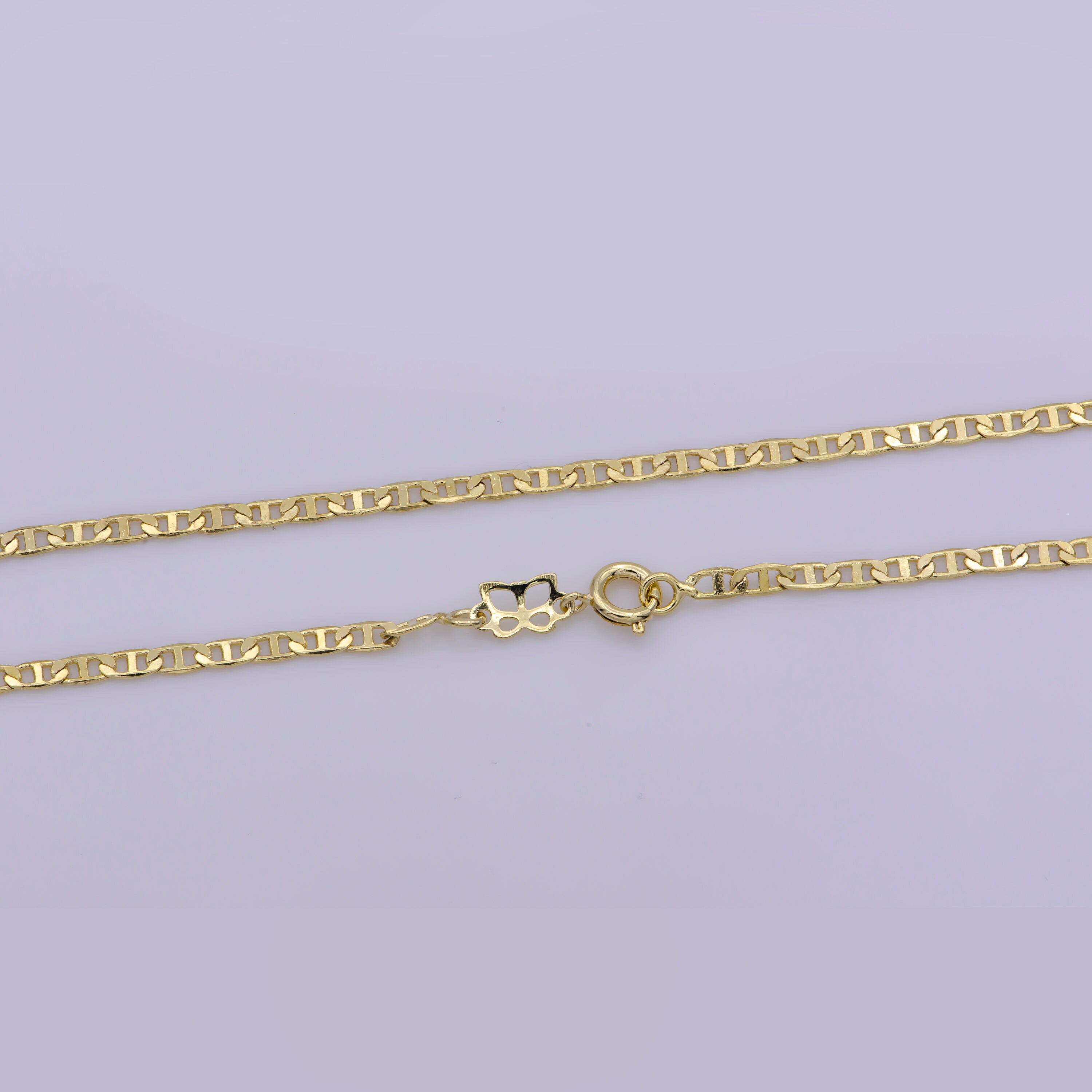 1pc 15.7'' Figure 8 Gold Anchor Necklace Chain - Etsy