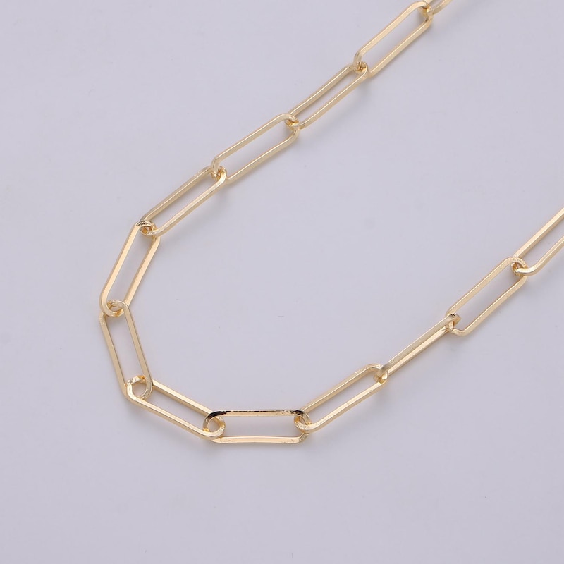 1.7mm Paper Clip Chain - Etsy