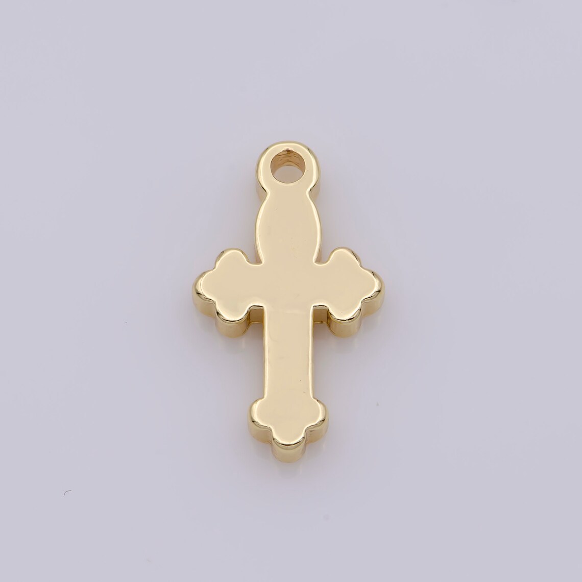 Mini Cross Charm 14K Gold Filled Cross Tiny Cross Charm - Etsy UK