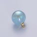 Round Glass Pearl Pendant, Blue and White Various Sizes Round Pearl ...