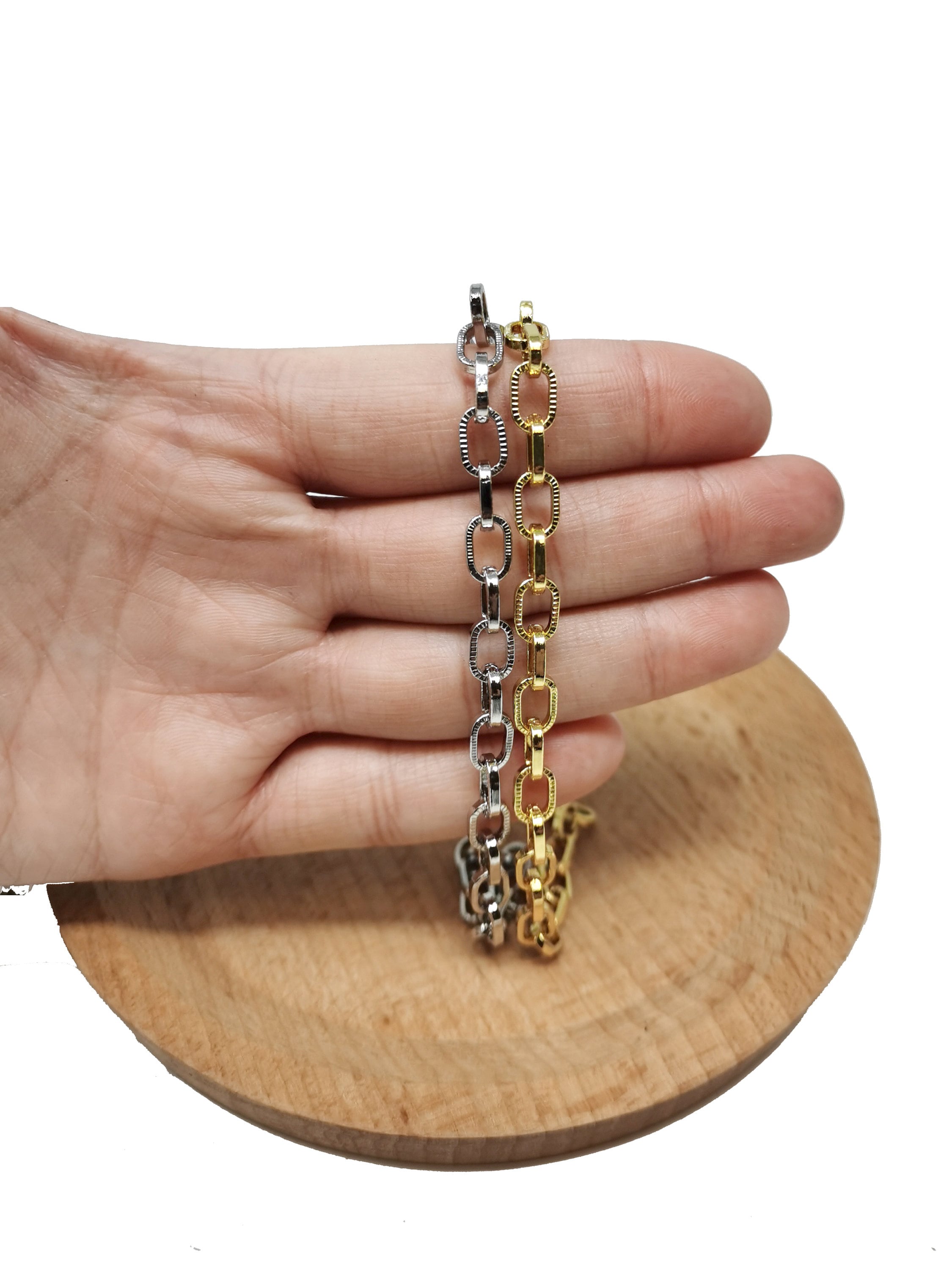 24K Gold Rope Rolo Chain by Yard Rope Cable Chain by Foot - Etsy UK