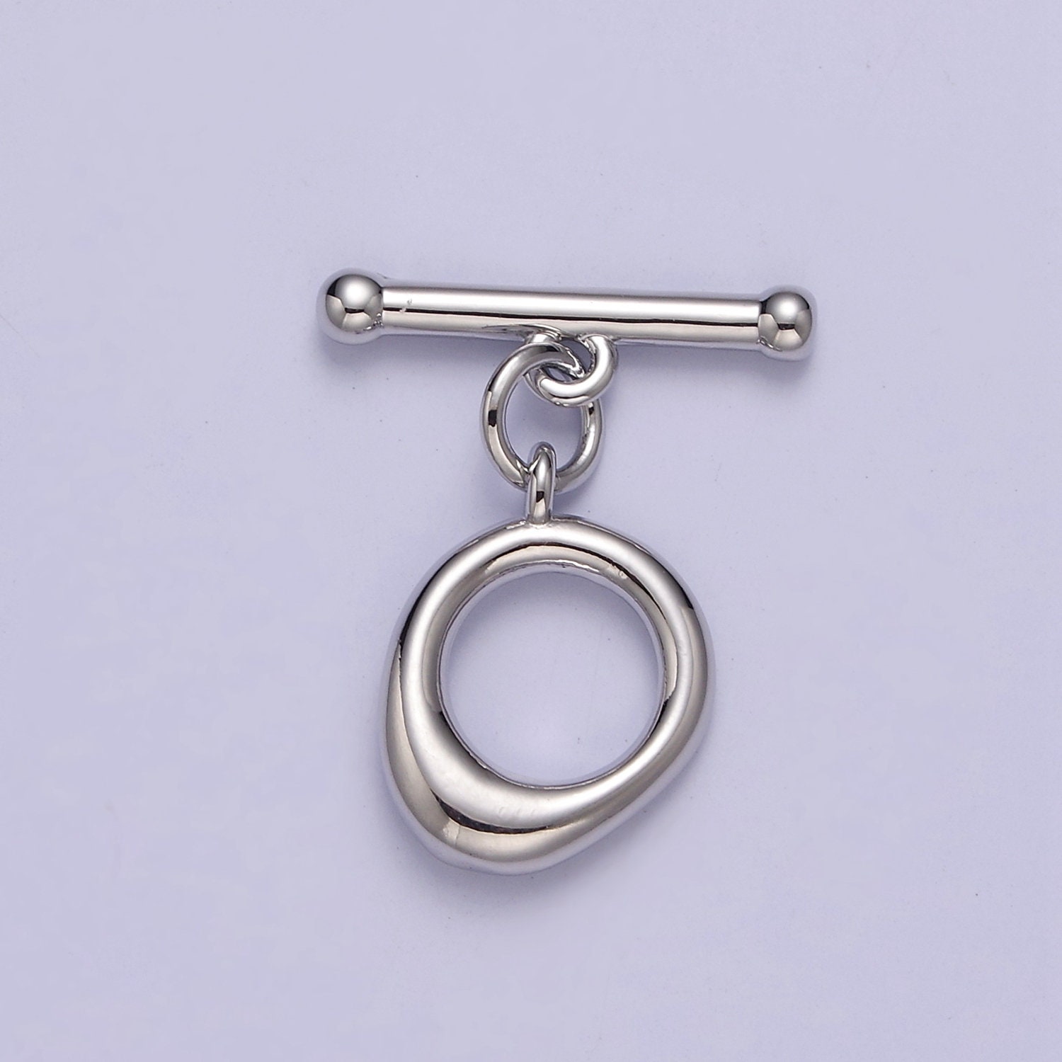 Mini Gold Round Toggle Clasp Bracelet Necklace Jewelry - Etsy