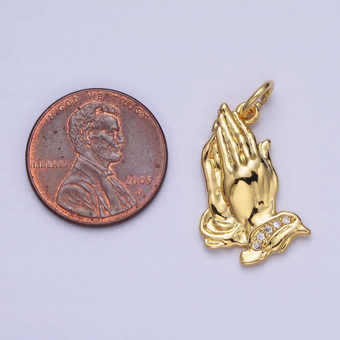 24K Gold Filled Prayer Hands Pendant Religious Gifts for Men - Etsy