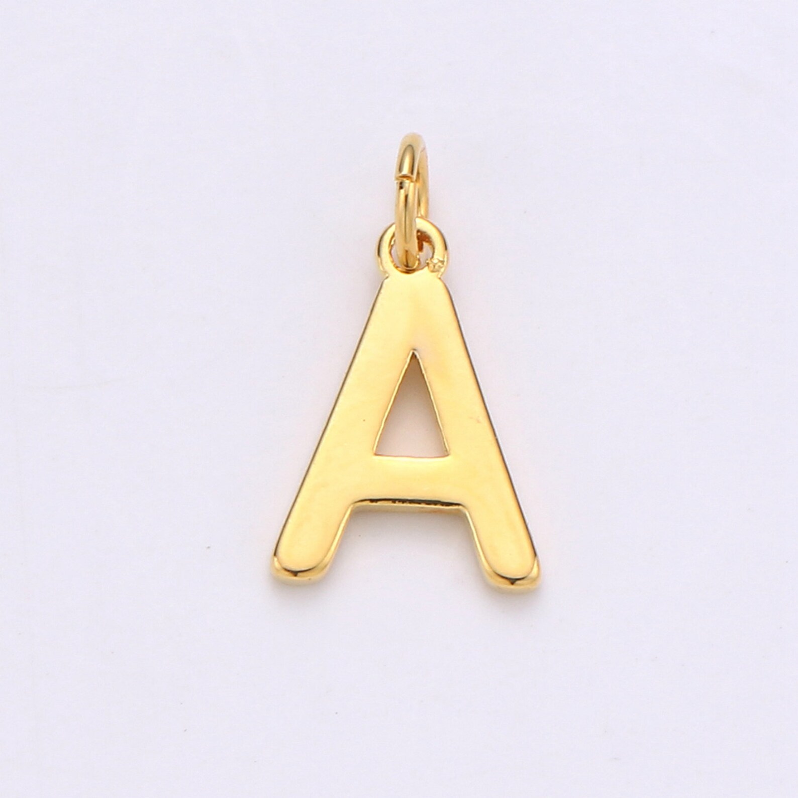 14k Gold Filled Personalized Initial Charm Initial Pendant - Etsy