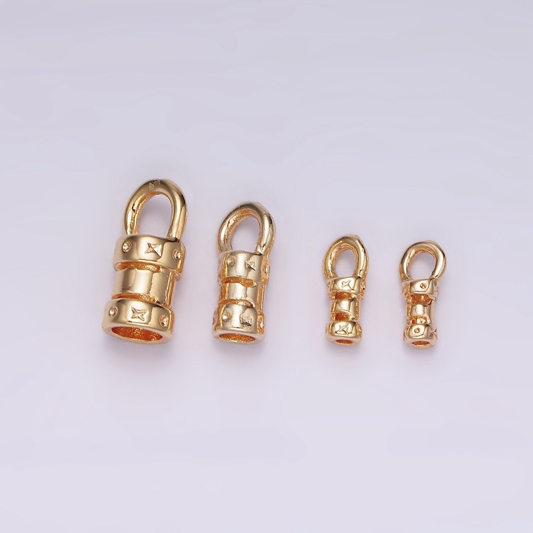 Leather or Cord Crimp Ends With Loop - Etsy