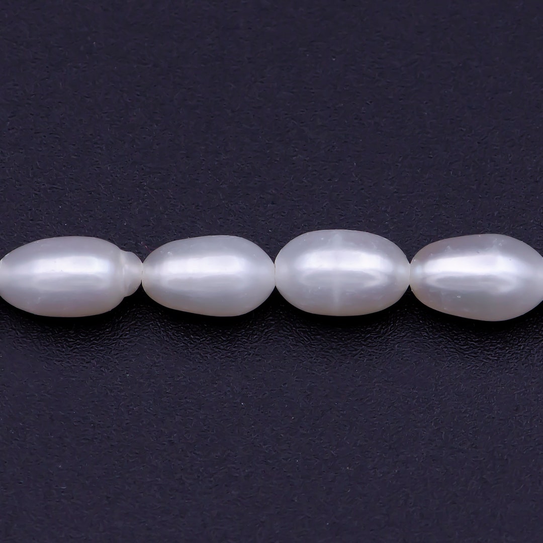 Small Hole Pearls Beads Genuine Freshwater Pearl 4.6-5.2mm Small Potato ...