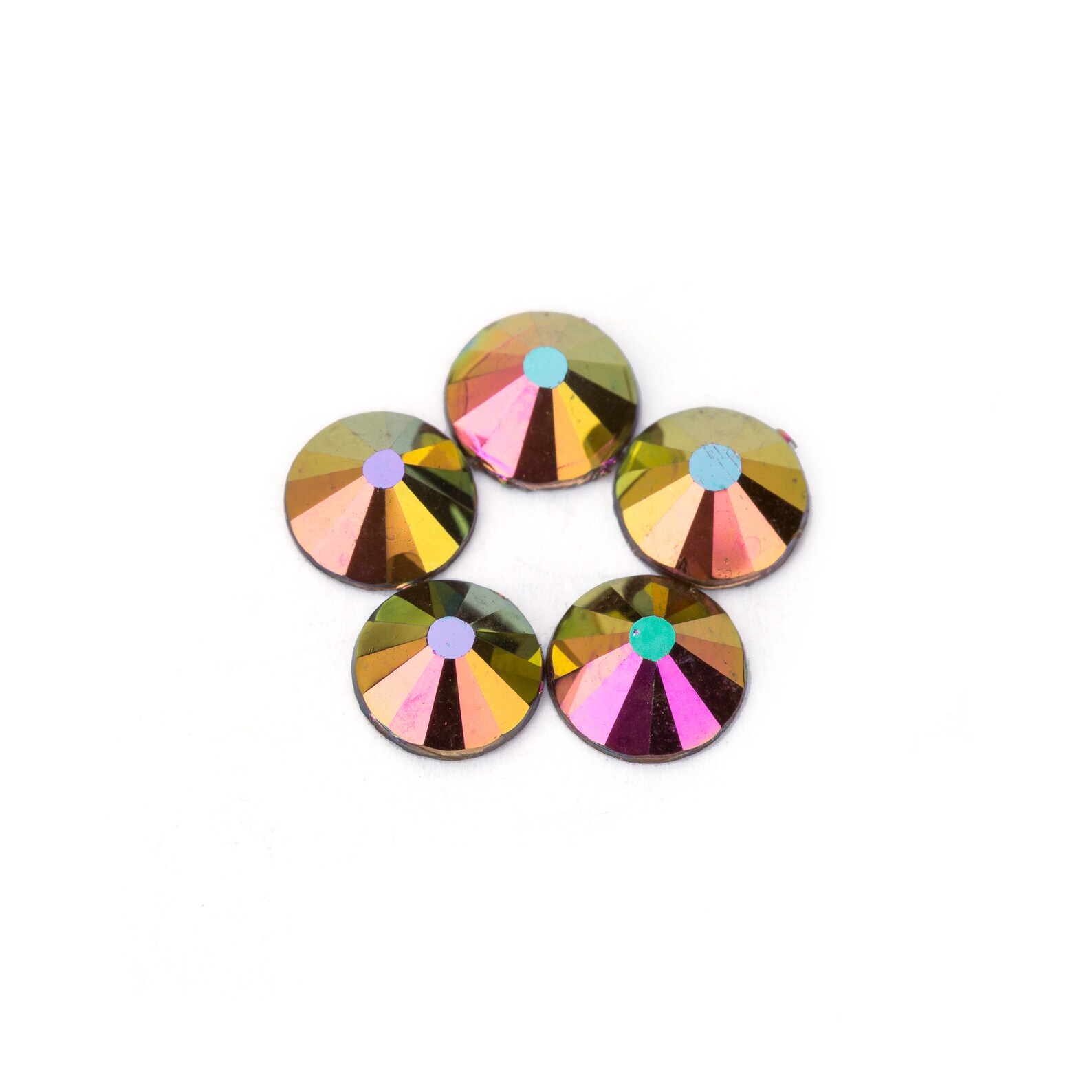 1440 or 288 Crystal Dark Rainbow Rhinestones Peacock loose | Etsy