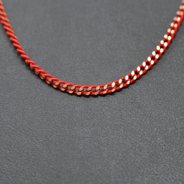 Red Chain - Etsy