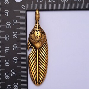 Men Indian Feather Charm Stainless Steel Tribe Charm in - Etsy