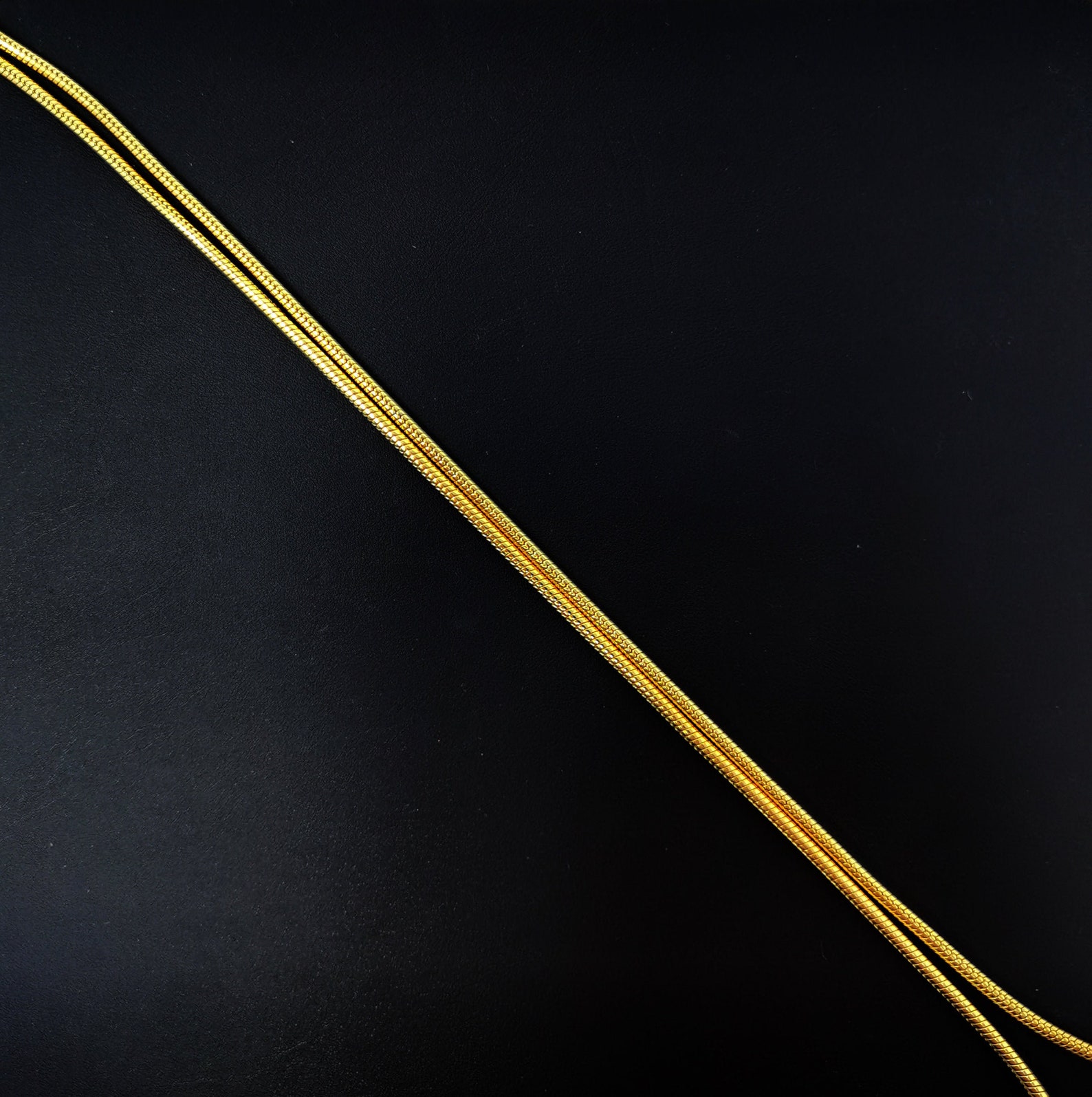 1pc 23.6'' Ready to Use 24K Gold Cocoon Necklace | Etsy