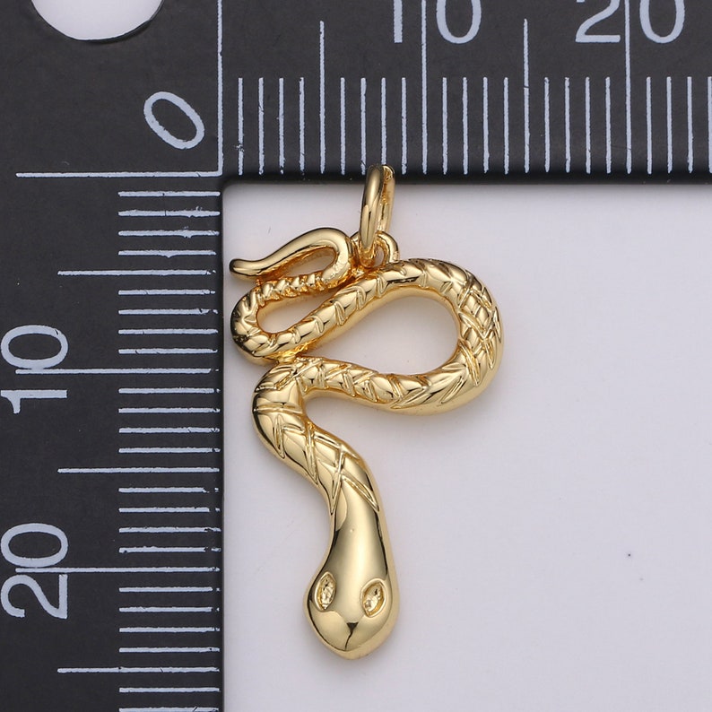 1pc 14k Gold Snake Charm Gold Snake Pendant Charm Charm for - Etsy 1pc 14k Gold Snake Charm Gold Snake Pendant Charm Charm for - Etsy