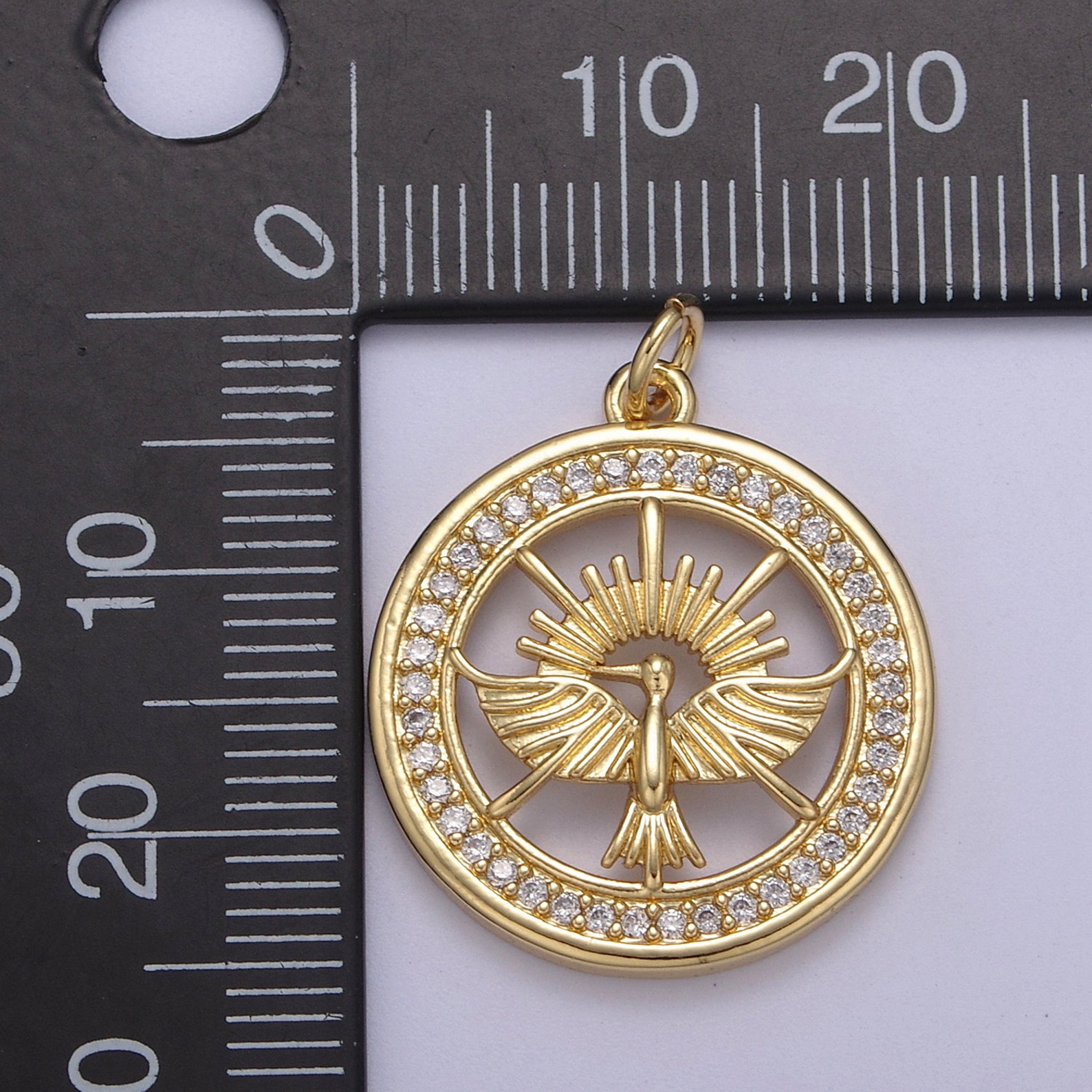 Gold Holy Spirit Dove Pendant Necklace Holy Spirit Religious | Etsy