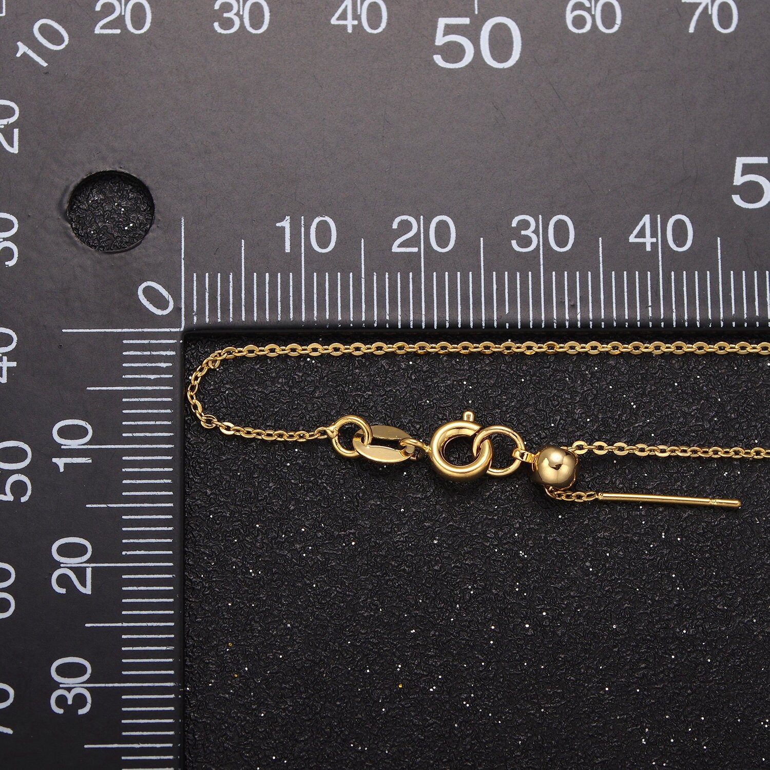 18.0 Adjustable Necklace Ready to Wear 24k Gold Filled | Etsy