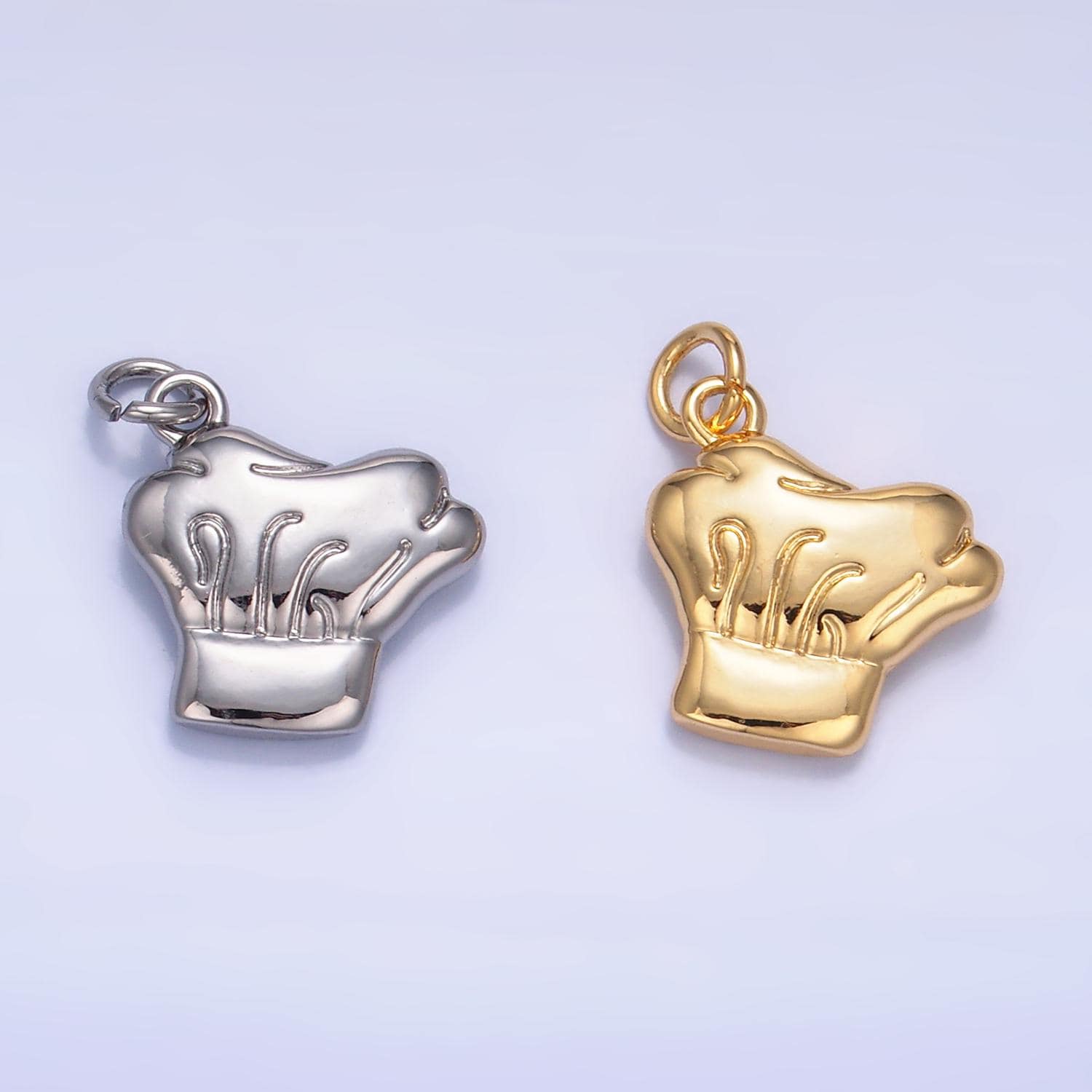 Mini Chef Hat Charm for Charm Bracelet Necklace Earring Component ...