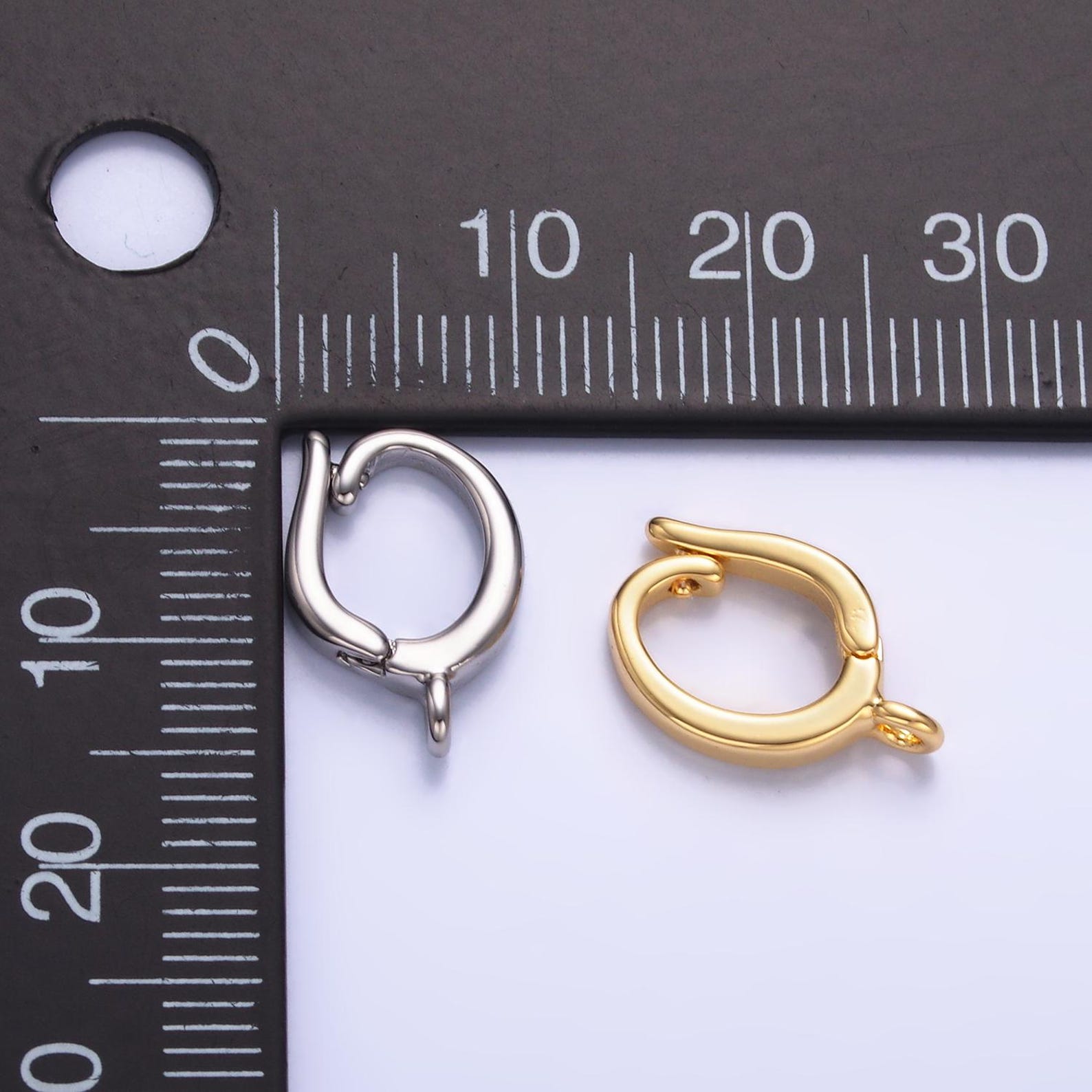 Gold Removable Bail Charm Pendant Enhancer Clasp, Pendant Bail Clasp ...