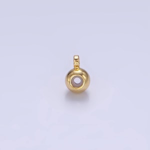14k Gold Filled Smart Bead With Closed Ring Round Silicone Stopper Bead ...