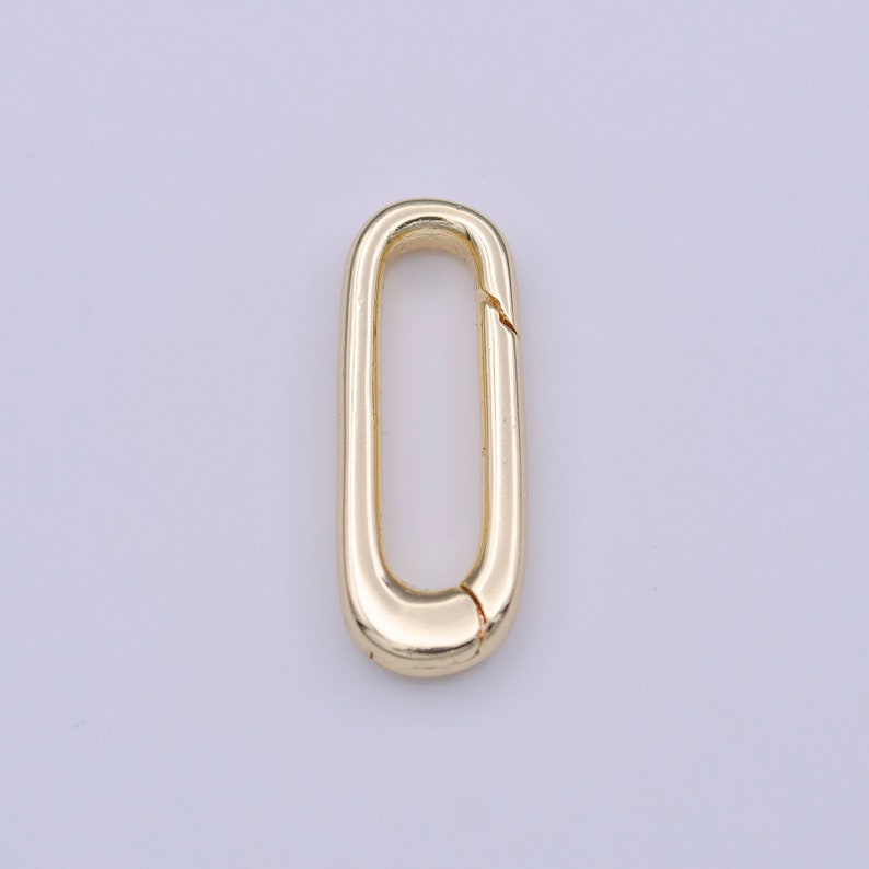 Spring Gate Clasp Brass Oval Gate Push Clasp Spring Gate - Etsy