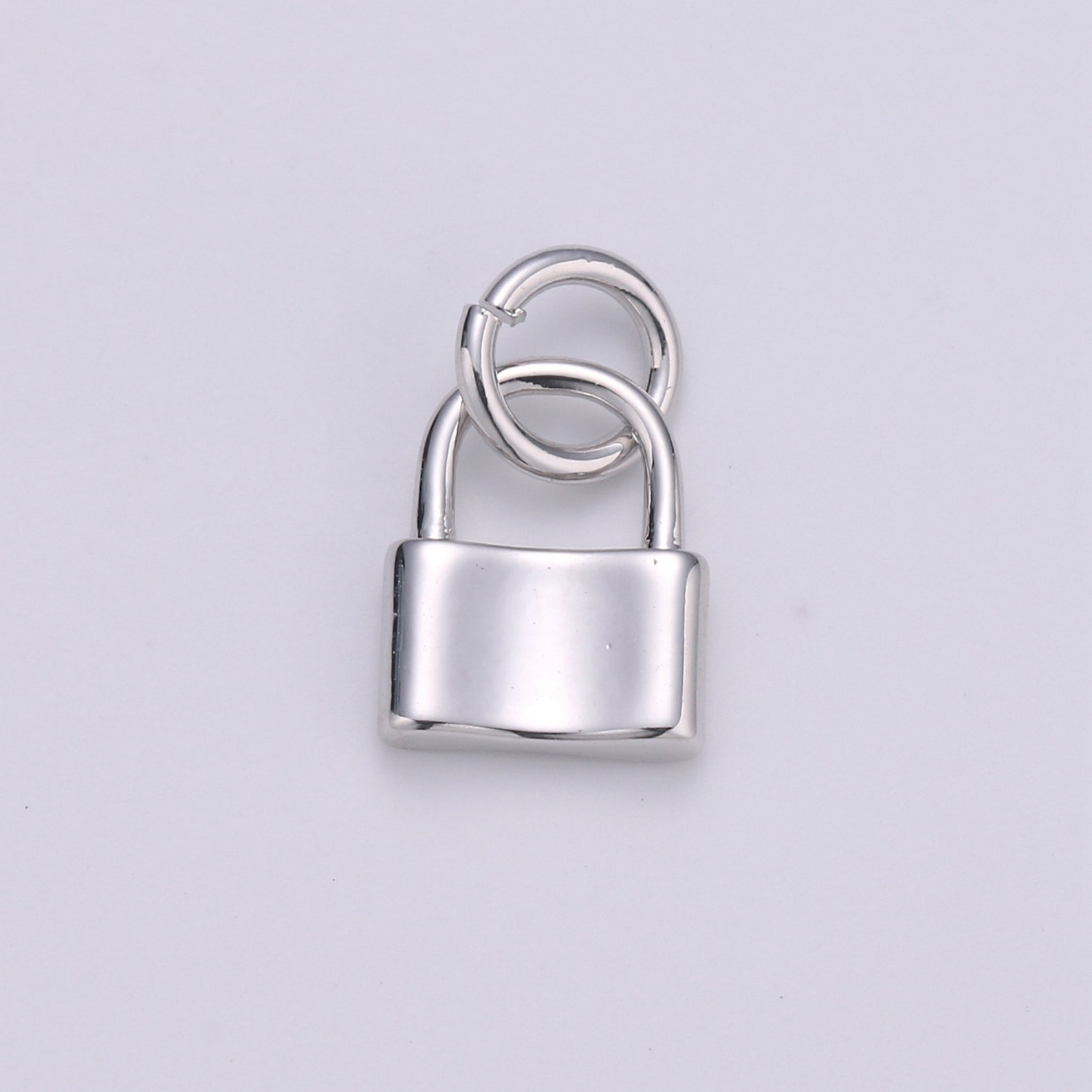 7x10mm Mini Lock Charm in 24k Gold Filled Lock Charm for Earring ...