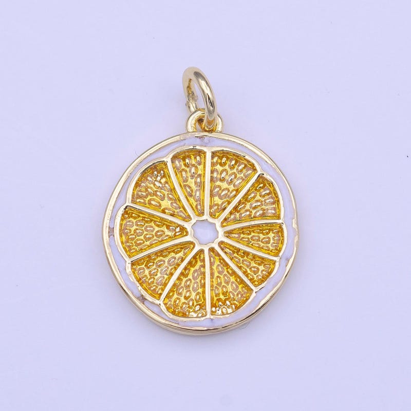 Orange Fruit Charm - Etsy