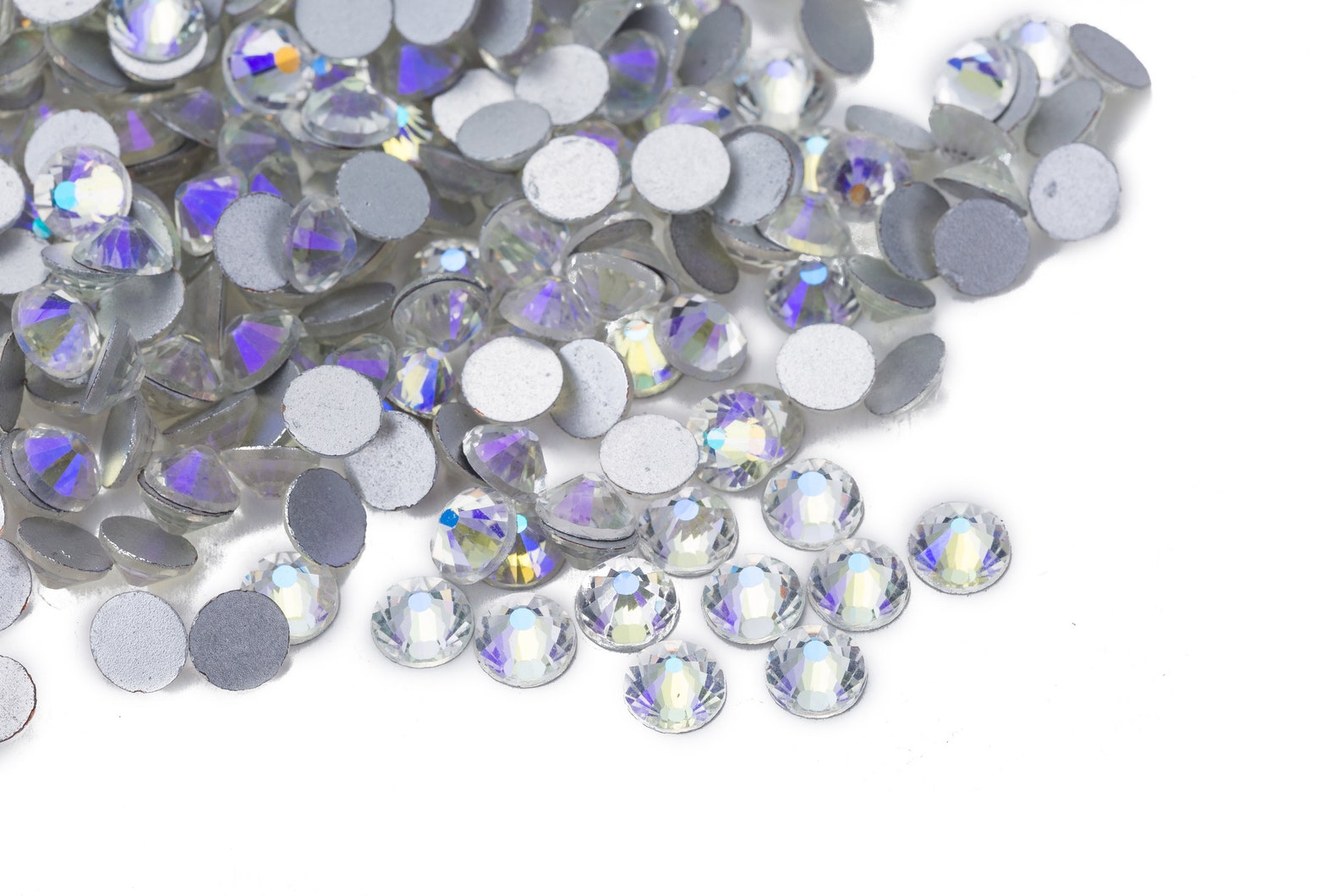 High Quality Crystal Moonlight Rhinestones Clear Loose Flat | Etsy