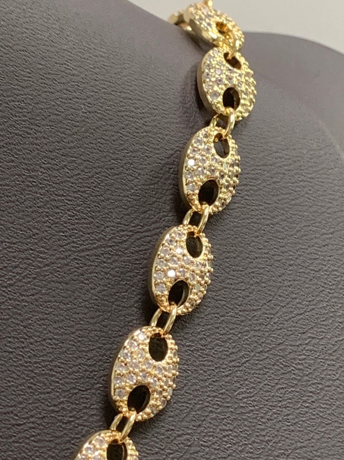 Cubic Cluster Anchor Chain 14K Gold by Yard Mariner Fancy | Etsy