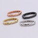 Gold Spring Gate Ring,push Gate Ring, 30x15mm Oval Ring Charm Holder ...