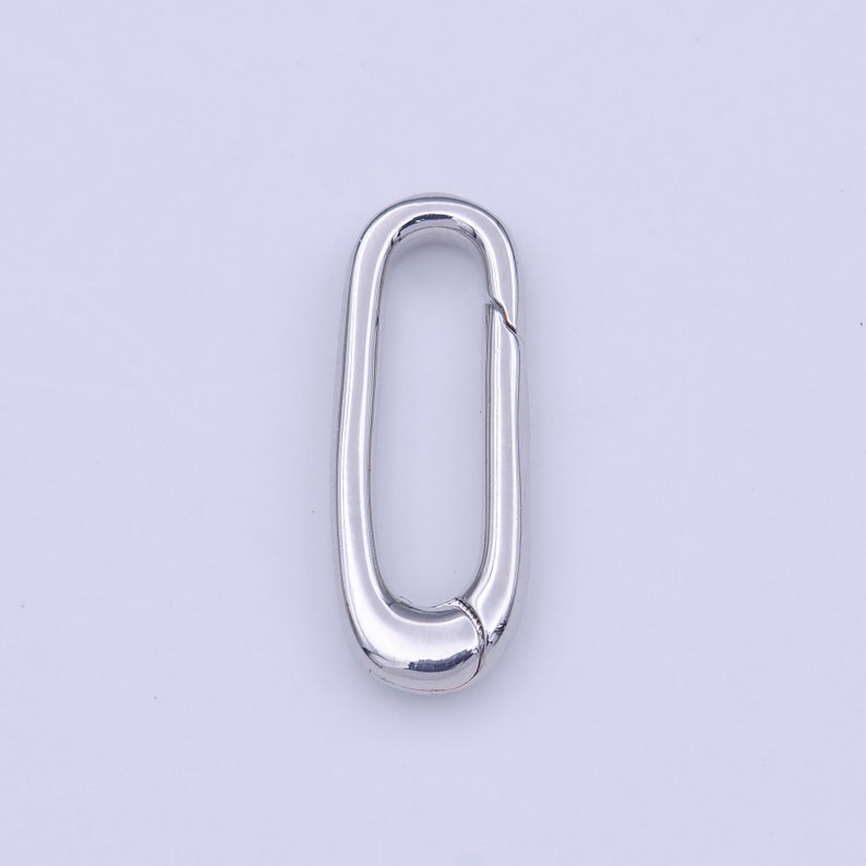 Spring Gate Clasp Brass Oval Gate Push Clasp Spring Gate - Etsy