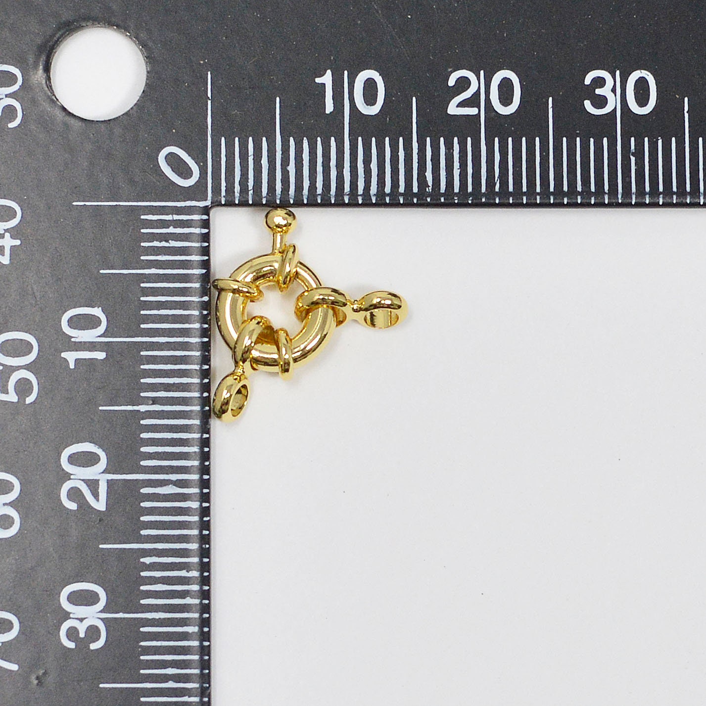1x Gold Sailor Clasp Large Spring Ring Include Loops 9 10 - Etsy