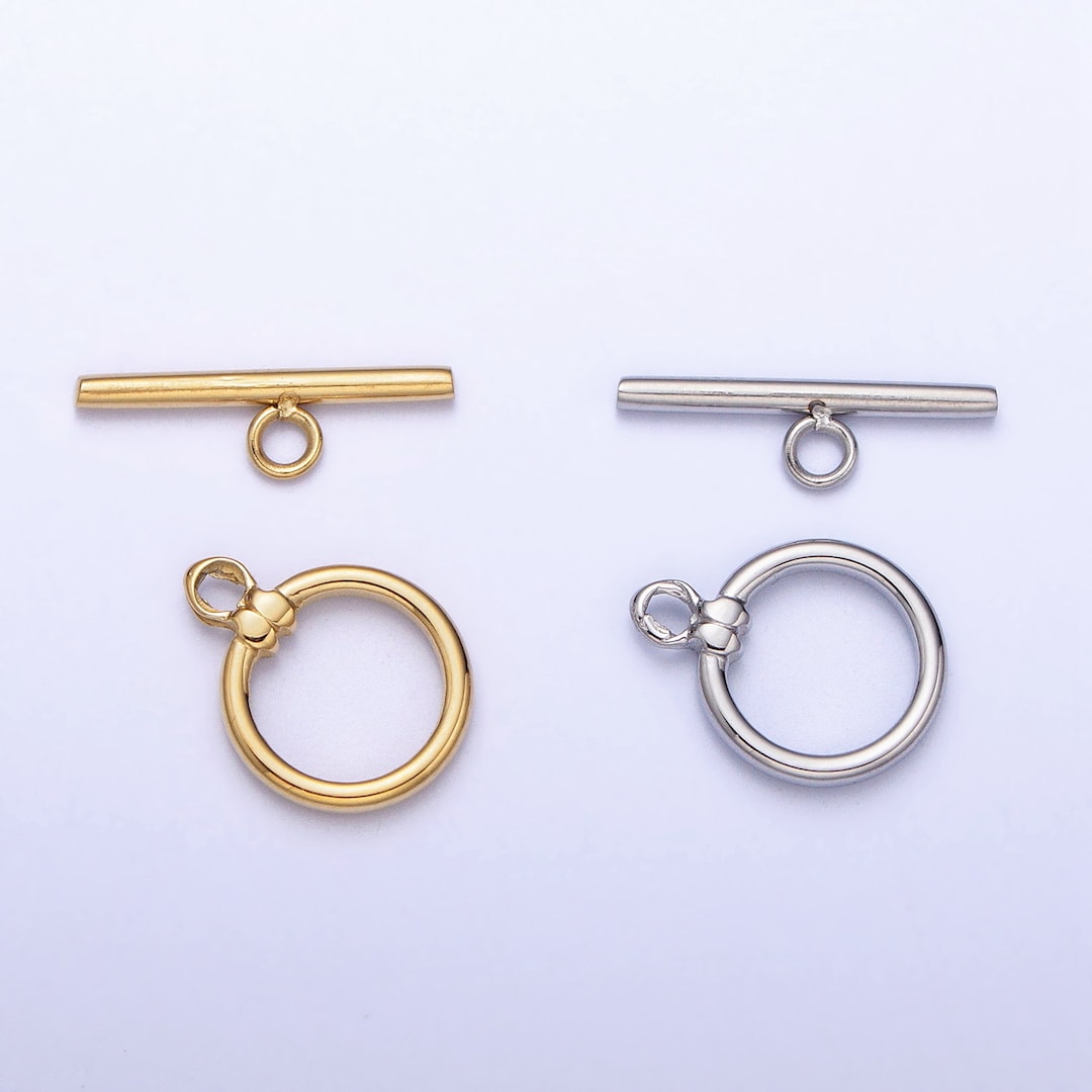 Stainless Steel Toggle Clasp Gold OT Clasp for Necklace and Bracelet ...