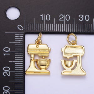 Dainty Gold Kitchen Mixer Charm Stand Kitchen Mixer Pendant Appliance ...