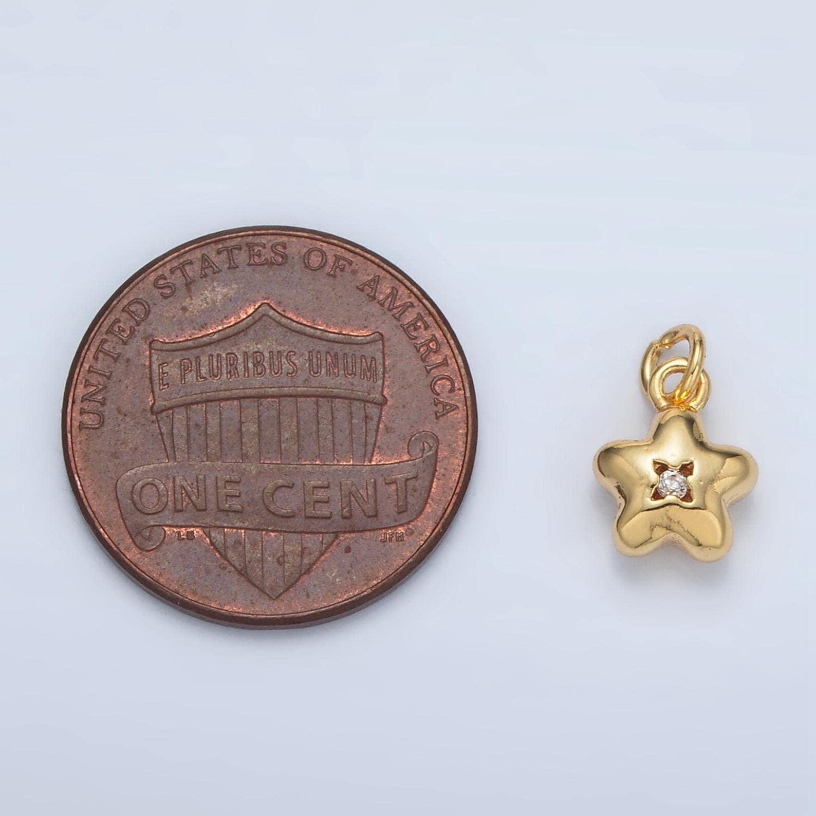 Mini Gold Star Charm Small Star Charm Celestial Charms 24k Gold Filled ...
