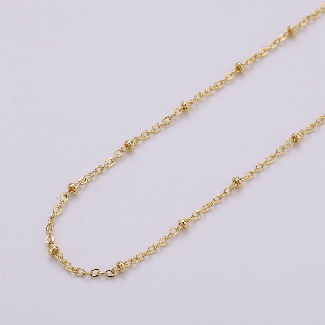 Beads and Rolo Chain by Yard, Rosary Chain, Great Quality Bulk Chain ...