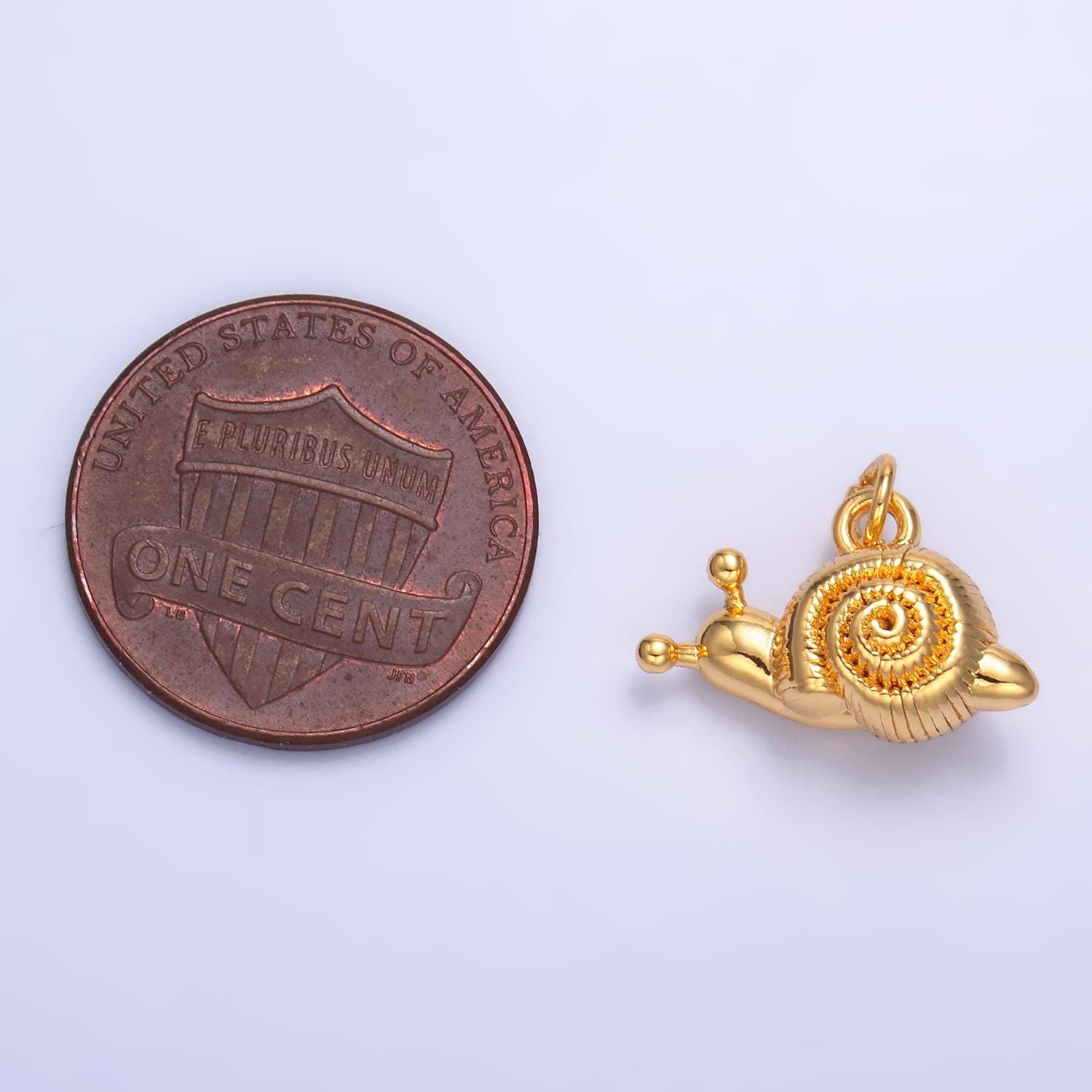 Mini 24K Gold Filled Snail Charm 10x16mm Snails Silver Bracelet ...