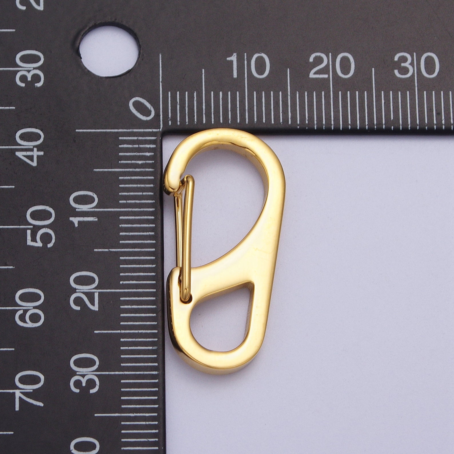 Gold Oval Spring Gate Snap Hook Stainless Steel Silver Purse - Etsy