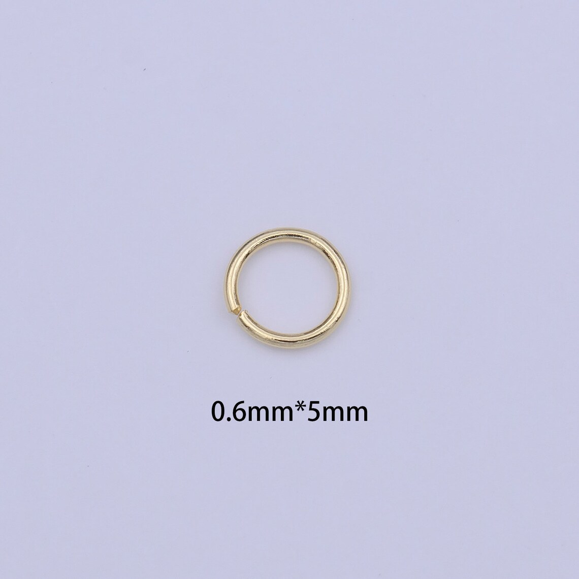 0.6mm X 5mm Jump Ring Basic Supplies Gold Split Jump Ring 22 - Etsy