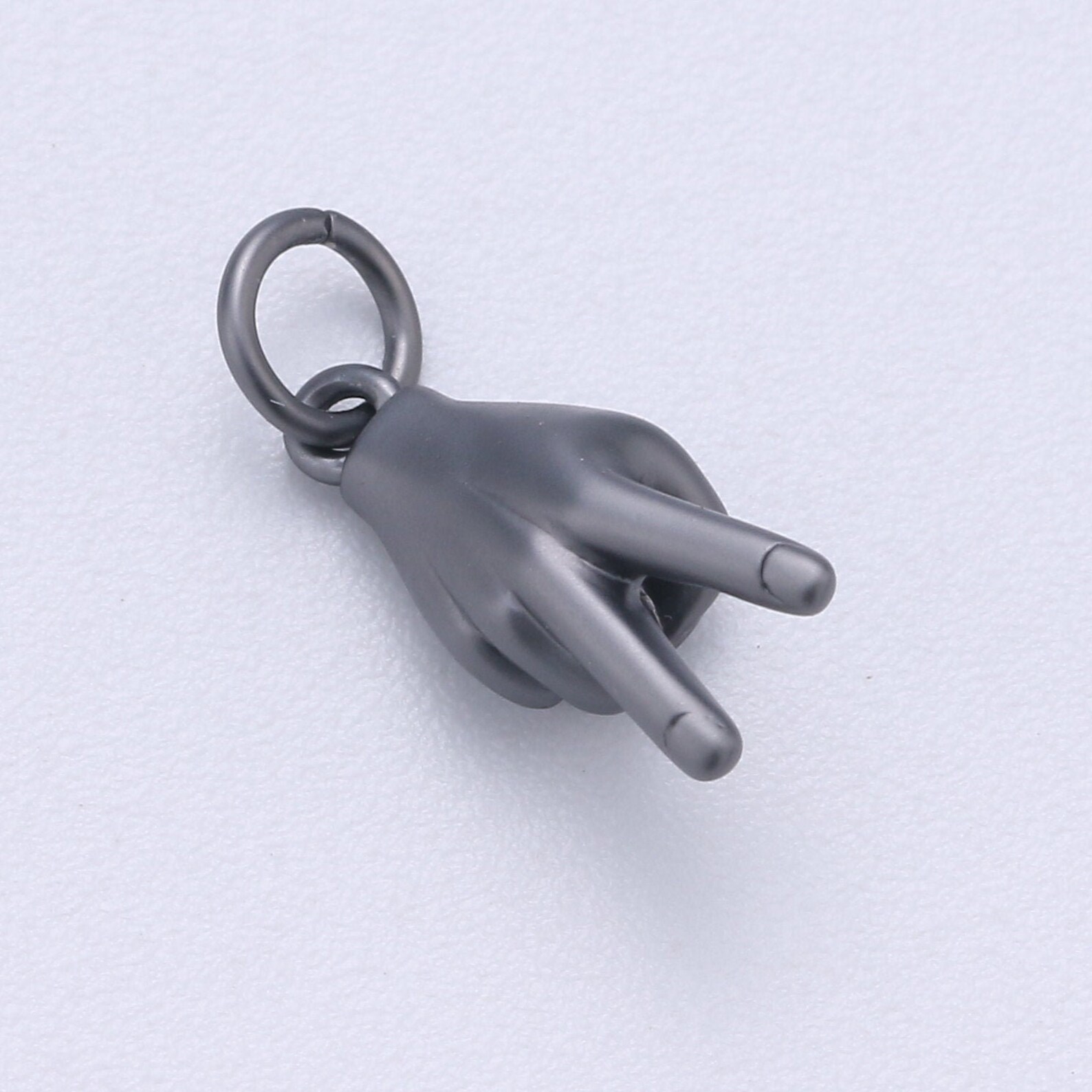 Peace Sign Hand Symbol Charm Unique Gold Fill Peace Sign for - Etsy