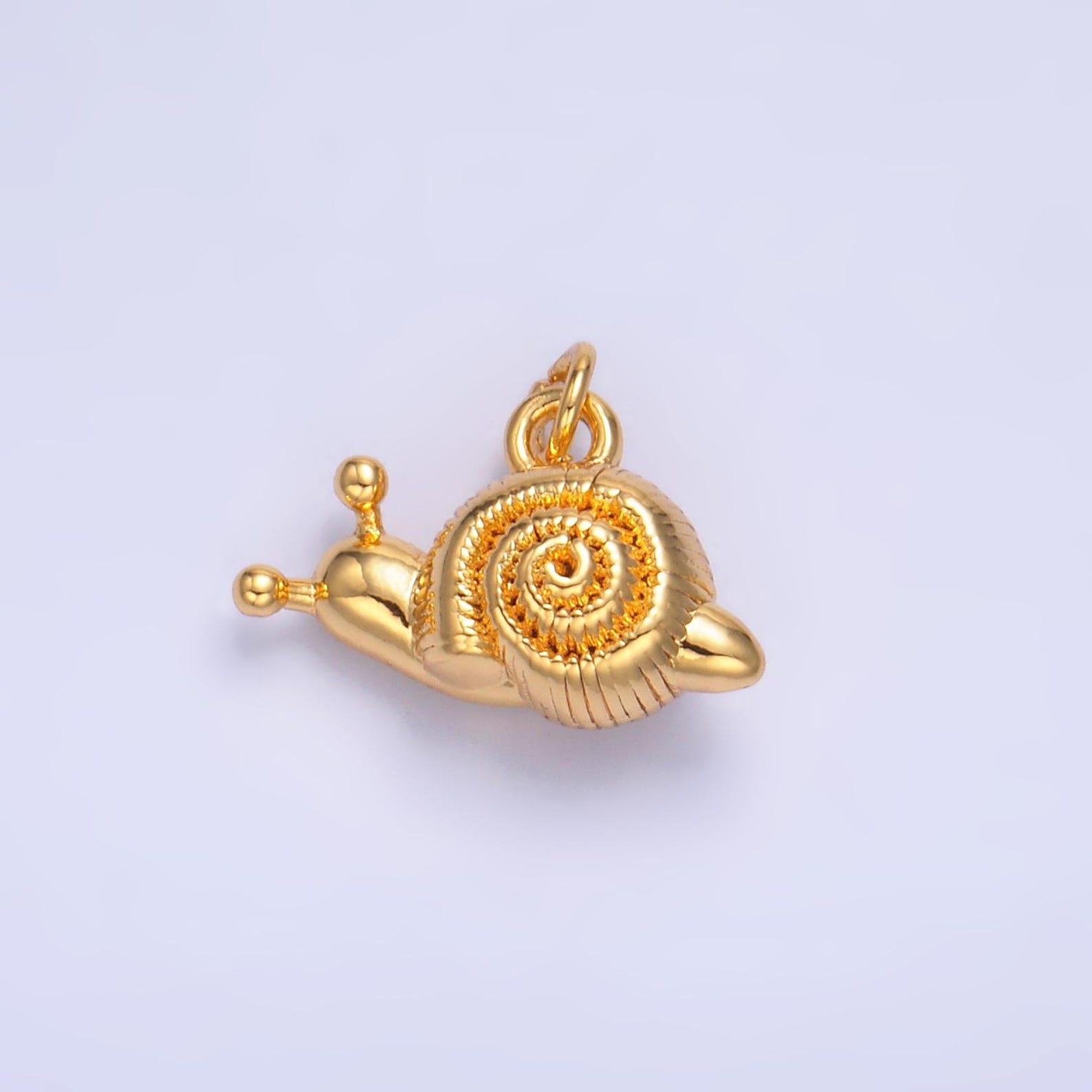 Mini 24K Gold Filled Snail Charm 10x16mm Snails Silver Bracelet ...