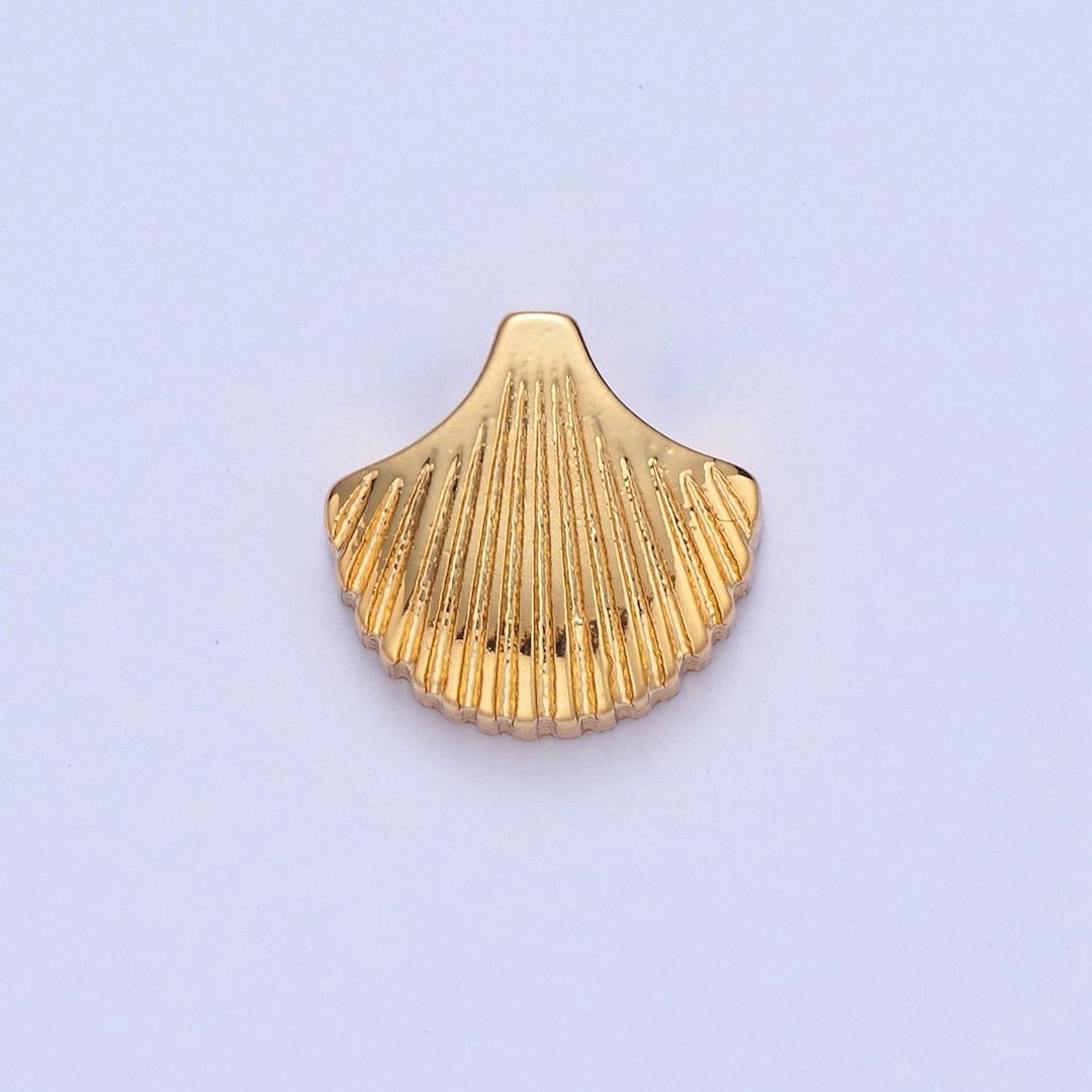 Dainty Gold Filled Clam Shell Bead Spacer for Bracelet W-854 - Etsy