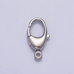 Dainty Oval Lobster Lock Gold Lobster Charm Lock Finding Connector ...