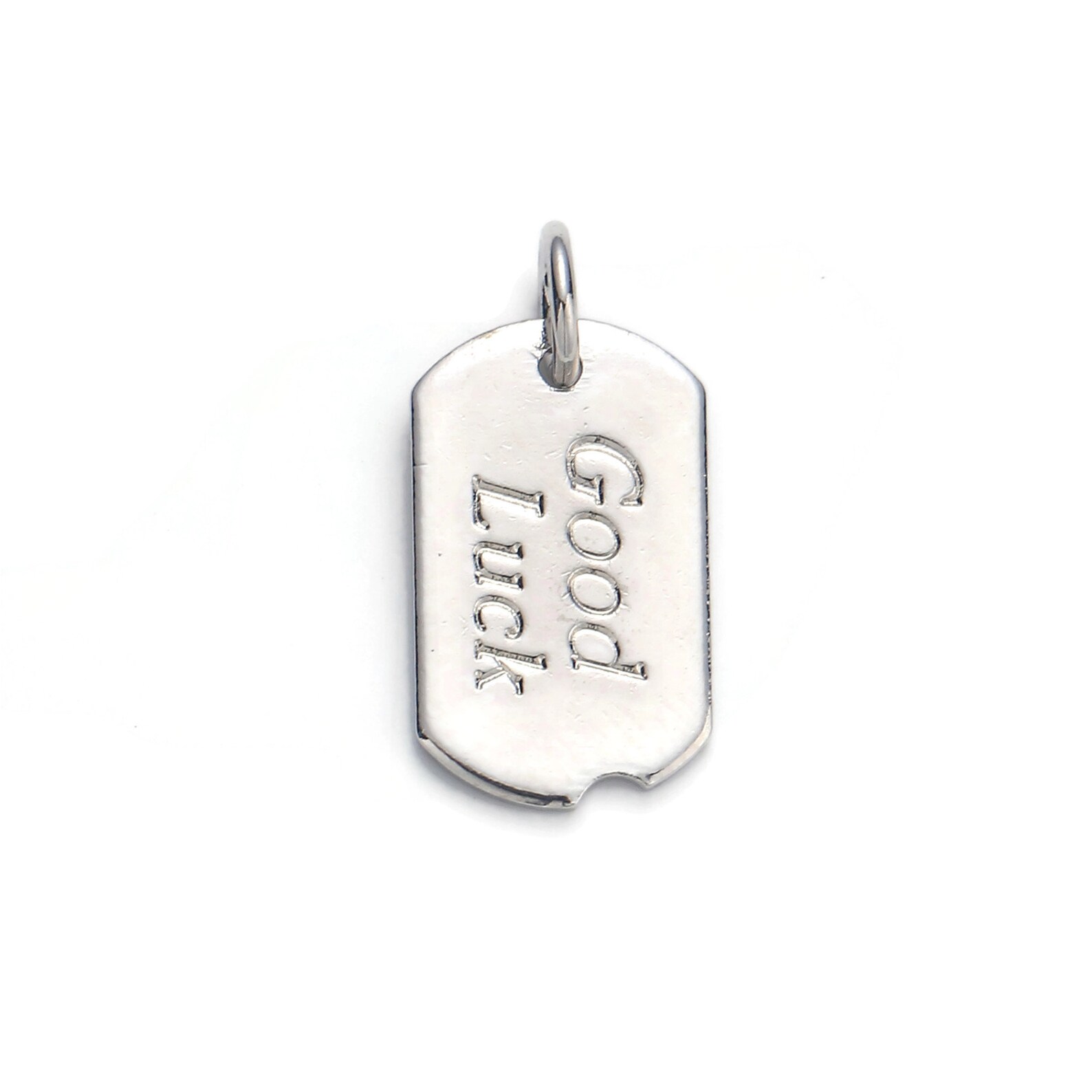 1pc 24k Gold Good Luck Charm Bar Plate Good Luck Pendant - Etsy